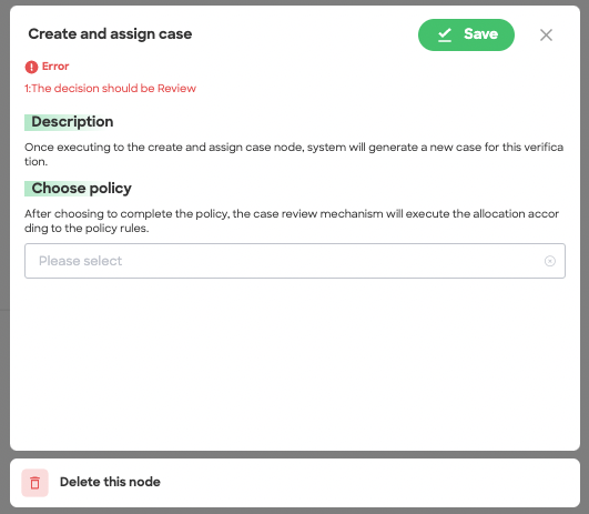 OSP - Workflow - Create Workflow – ADVANCE.AI