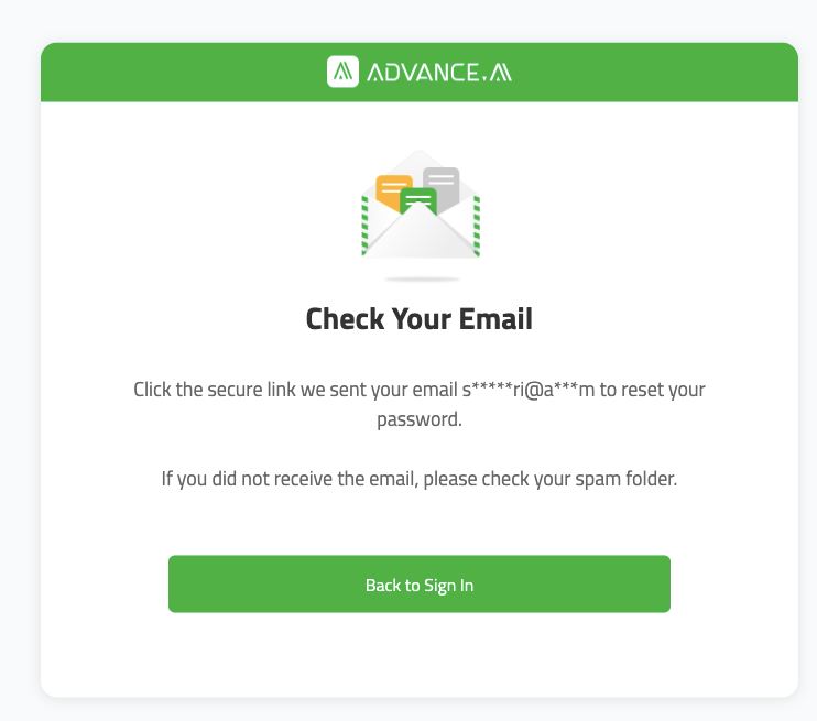 How To Reset Password Websaas Portal [English] – ADVANCE.AI