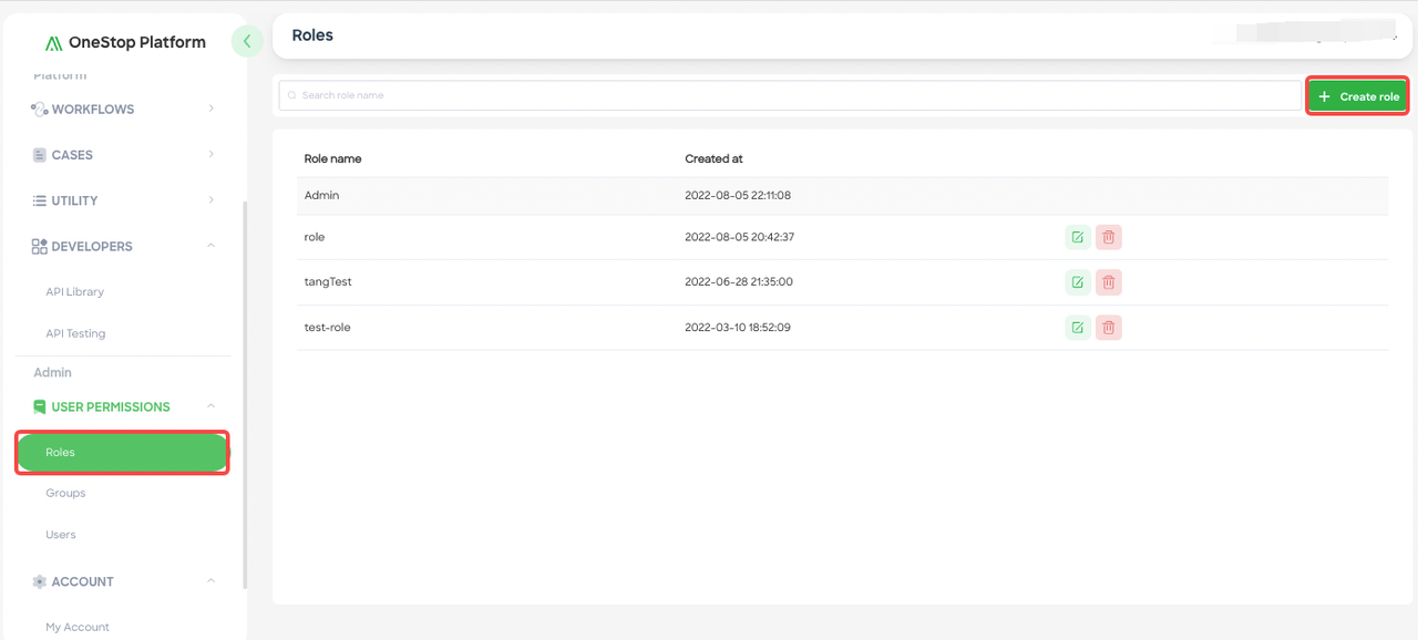 Create, Modify, and Set User Permissions in OSP – ADVANCE.AI