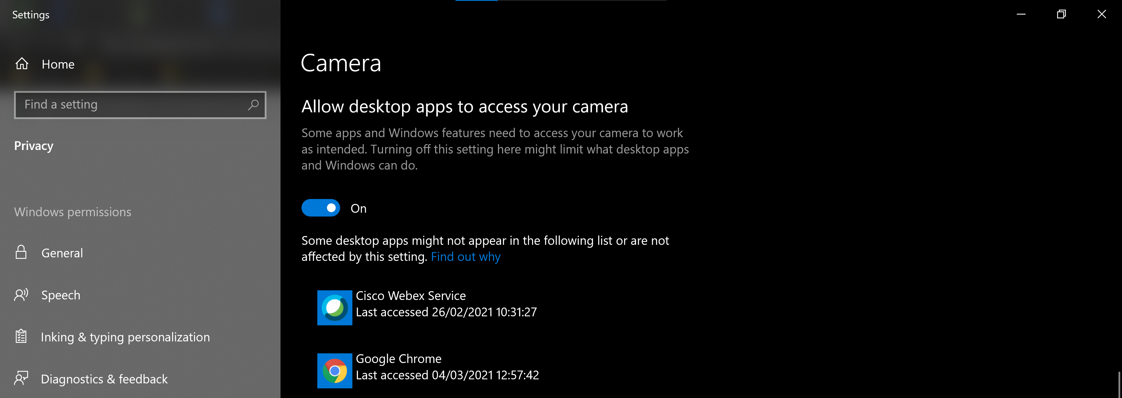 How to Turn on app permissions for your camera in Windows 10? – ADVANCE.AI